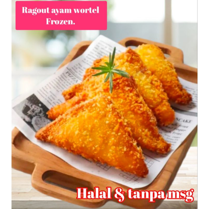 Jual ragout ayam wortel roti goreng ayam wortel homemade frozen food ...