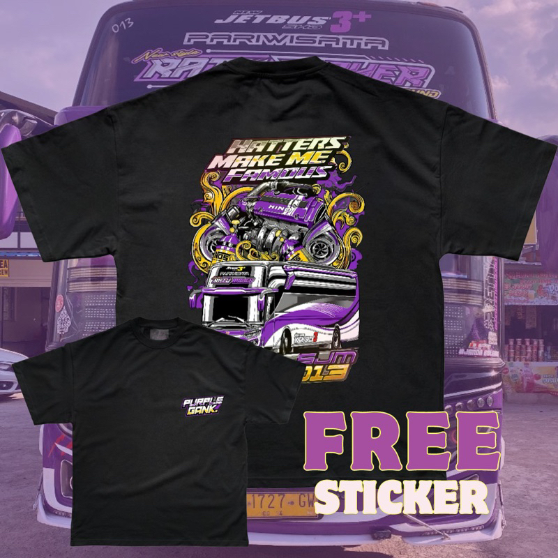 Jual Kaos Bus Mania Ratu Maher | Baju Basuri Anak | Free Sticker ...