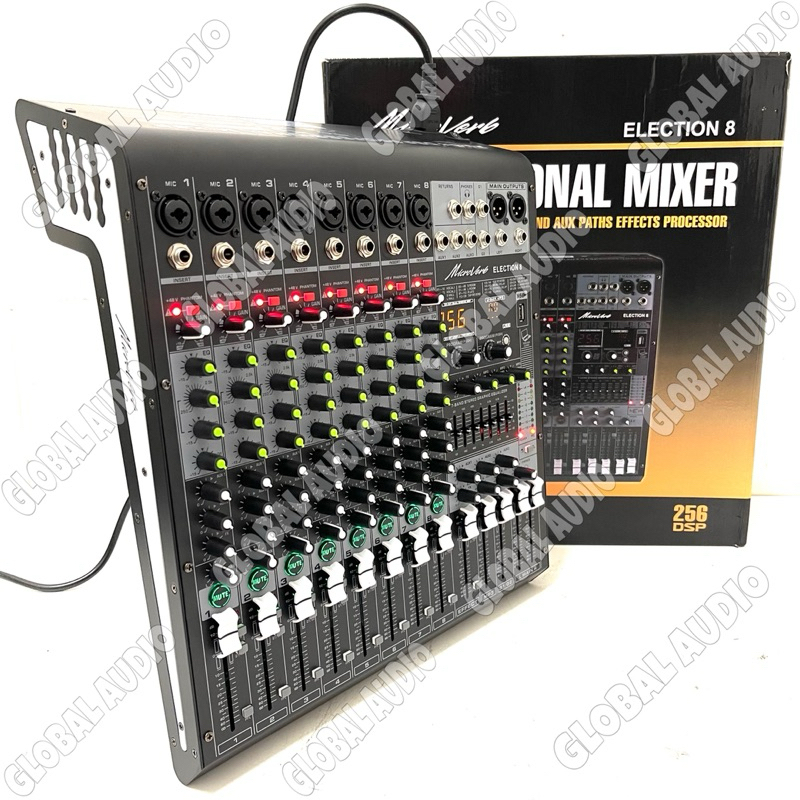 Jual Mixer Audio MICROVERB ELECTION 8 8channel USB Interface PC ...