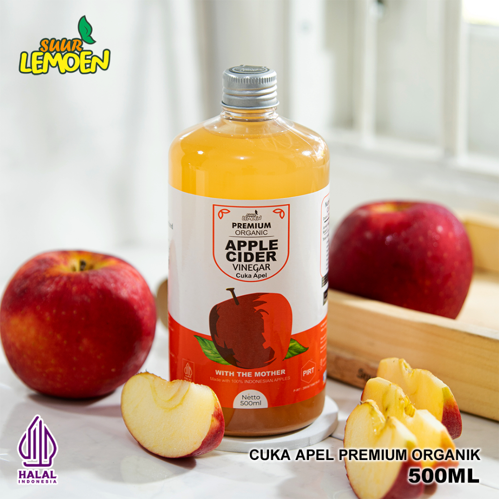 Jual SUUR LEMOEN - Cuka Apel Original 500ml - Apple Cider Vinegar With ...