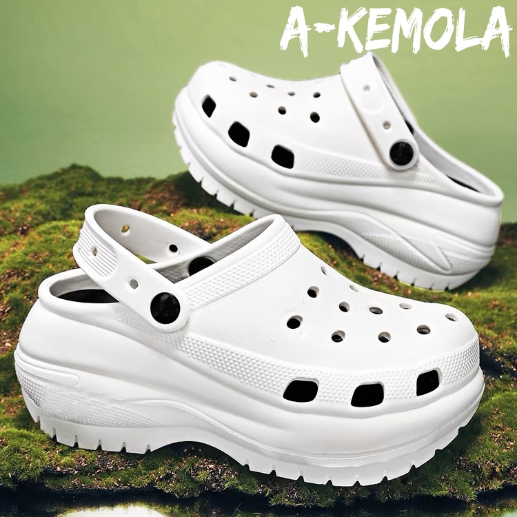 Jual A-KEMOLA Sandal Kodok Wanita Dewasa Tinggi 8cm Sandal Jelly Baim ...