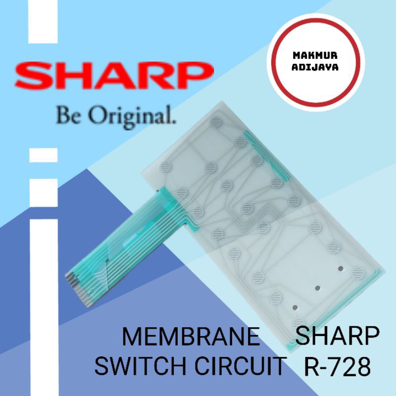 Jual Membrane Switch touch circuit Microwave sharp R-728 original | Shopee Indonesia
