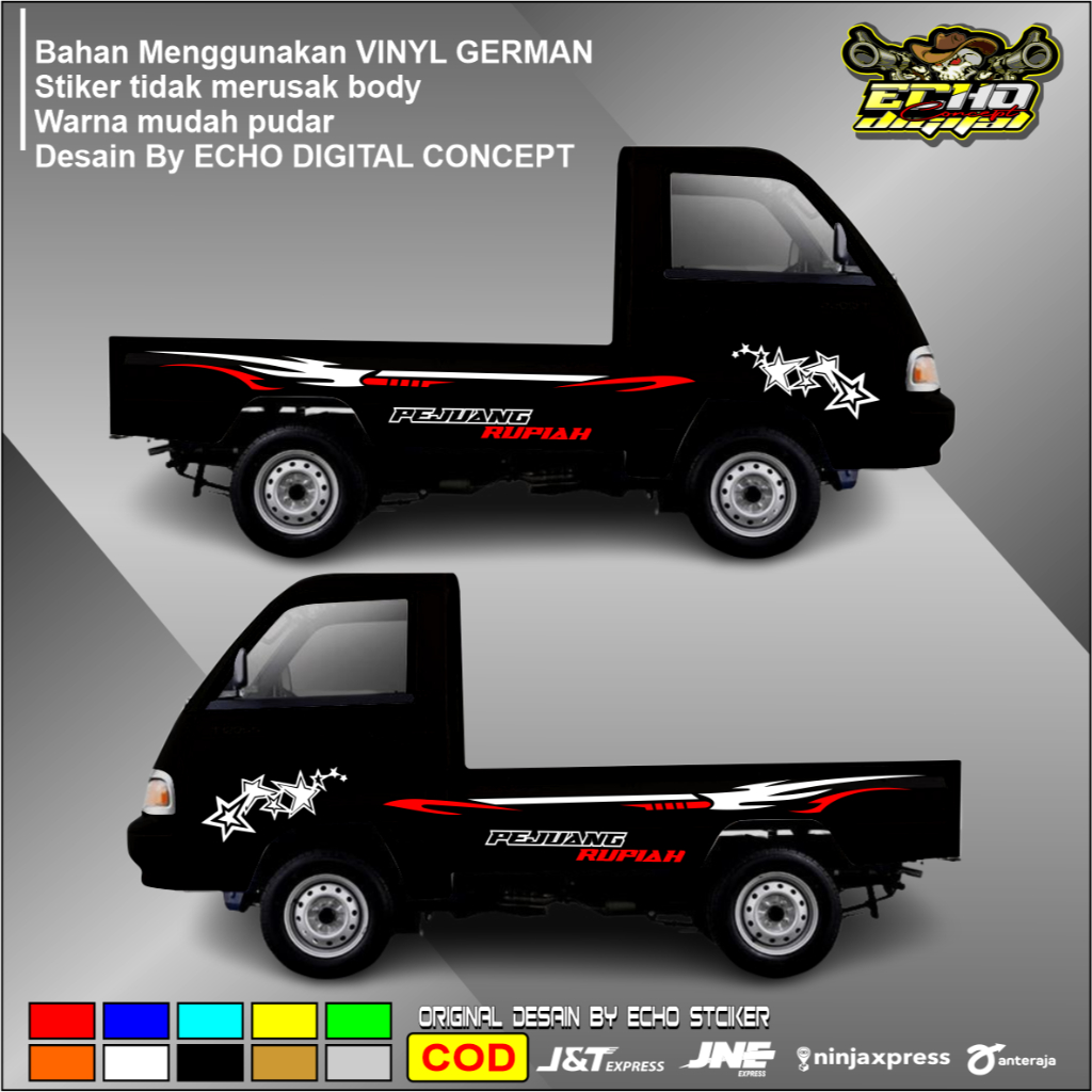 Jual Sticker cutting mobil pick up ss carry futura Sticker Cutting ...