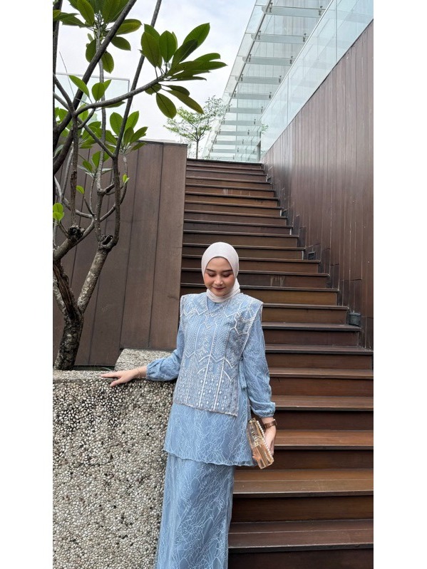 Jual FELISYA SET 3IN1 (BLOUSE + VEST + SKIRT) BUSUI FRIENDLY ONE SET ...