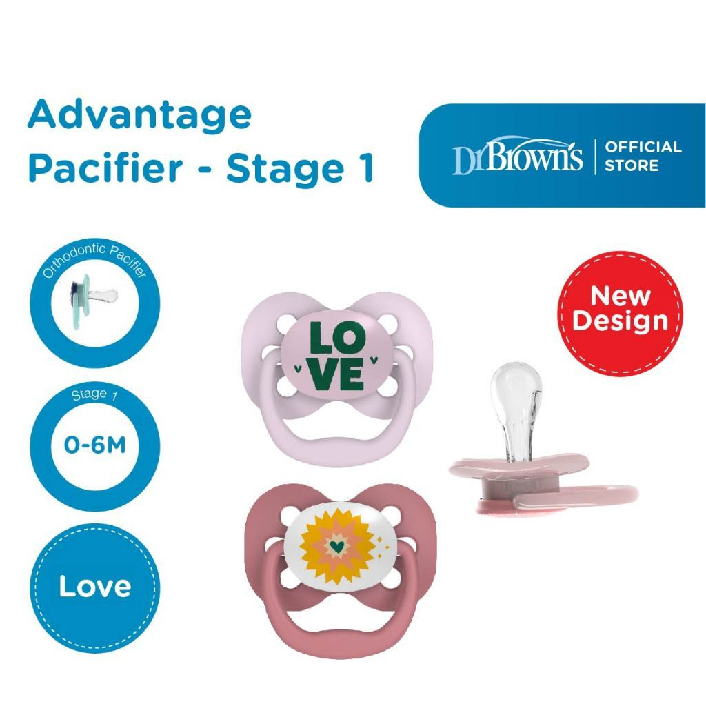 Jual Dr Brown's Advantage Pacifier / Kompeng Dot Bayi Dr Brown's ...