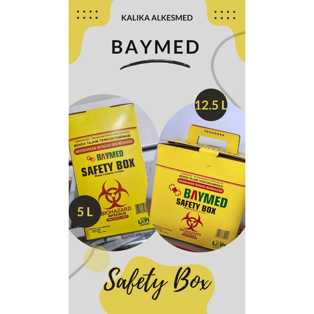 Jual Safety Box Baymed Ukuran 5 Liter dan 12.5 Liter | Shopee Indonesia