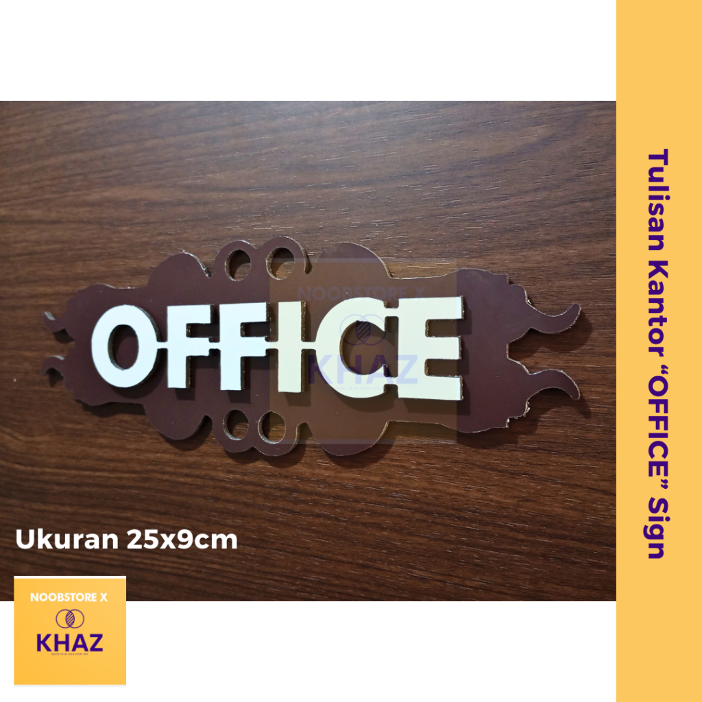 Jual Plakat Tanda Ruangan OFFICE – Bahan ACP Aluminium 3mm | Shopee ...