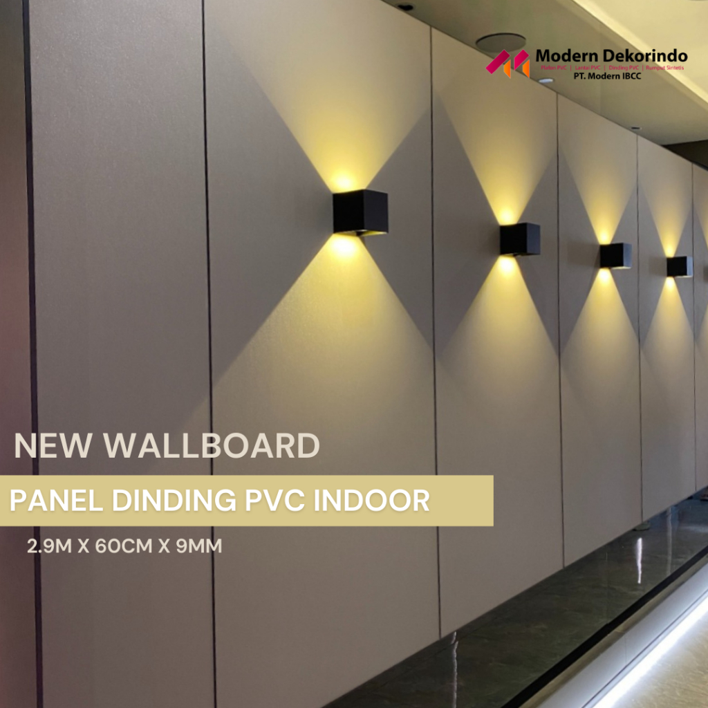 Jual KHUSUS BANDUNG NEW WALLBOARD PVC Panel 290 cm x 60 cm Tebal 9mm ...