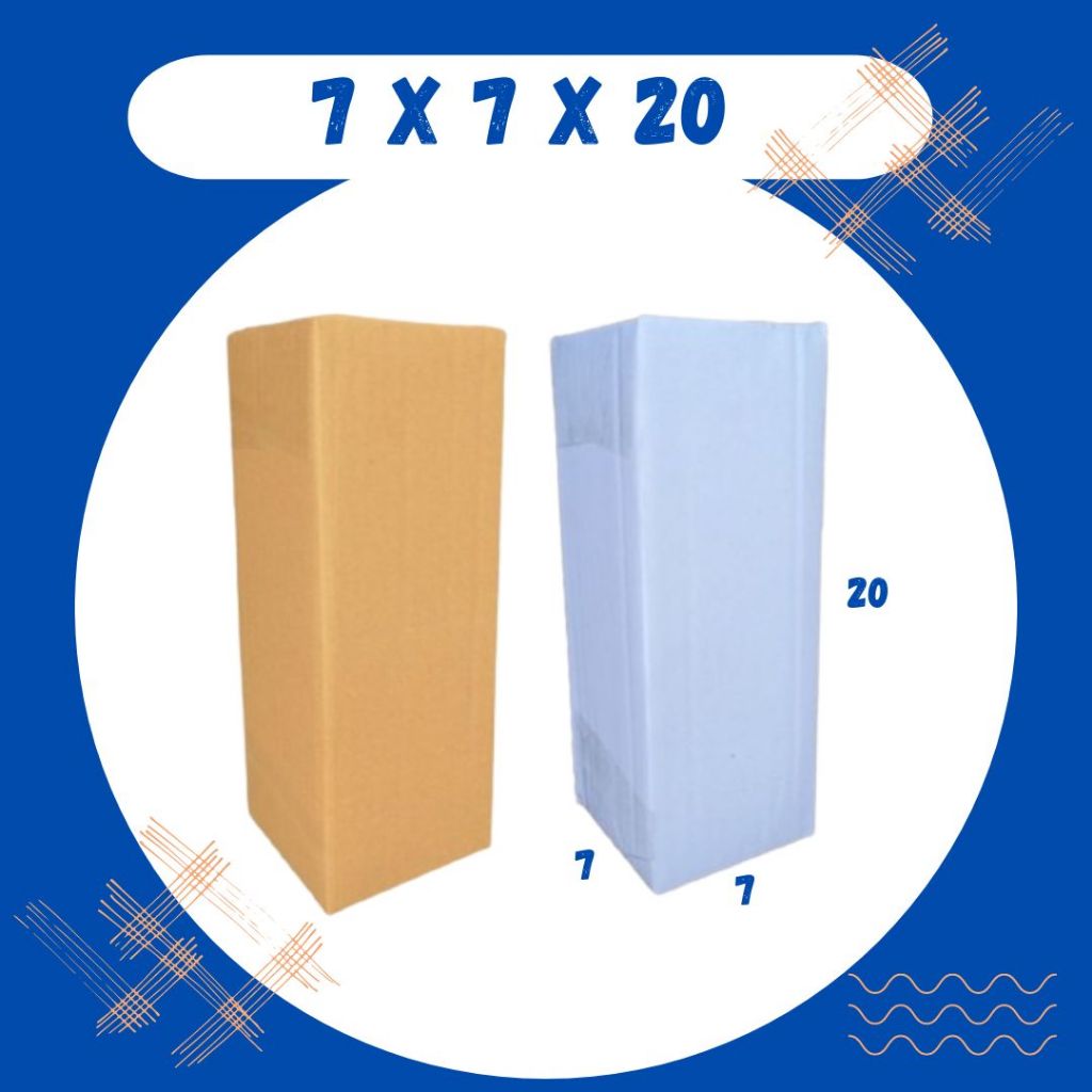 Jual Karton 7x7x20 Kardus A1 Packing Dus Kotak Kemasan Box Aksesoris ...