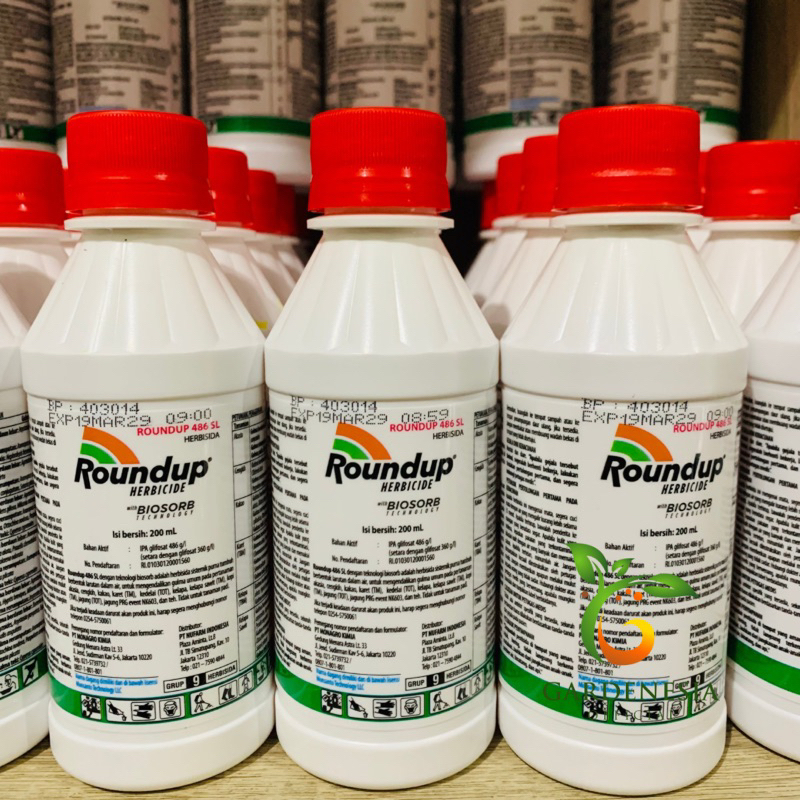 Jual Herbisida Roundup 486SL 200 ml Obat Pembasmi Rumput Liar Gulma Original Berkualitas Kemasan ...