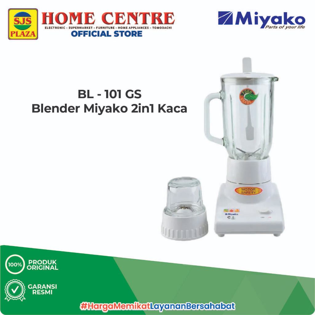 Jual Blender Kaca Miyako BL 101 GS 2 in 1 Blender Miyako 101 GS Blender ...