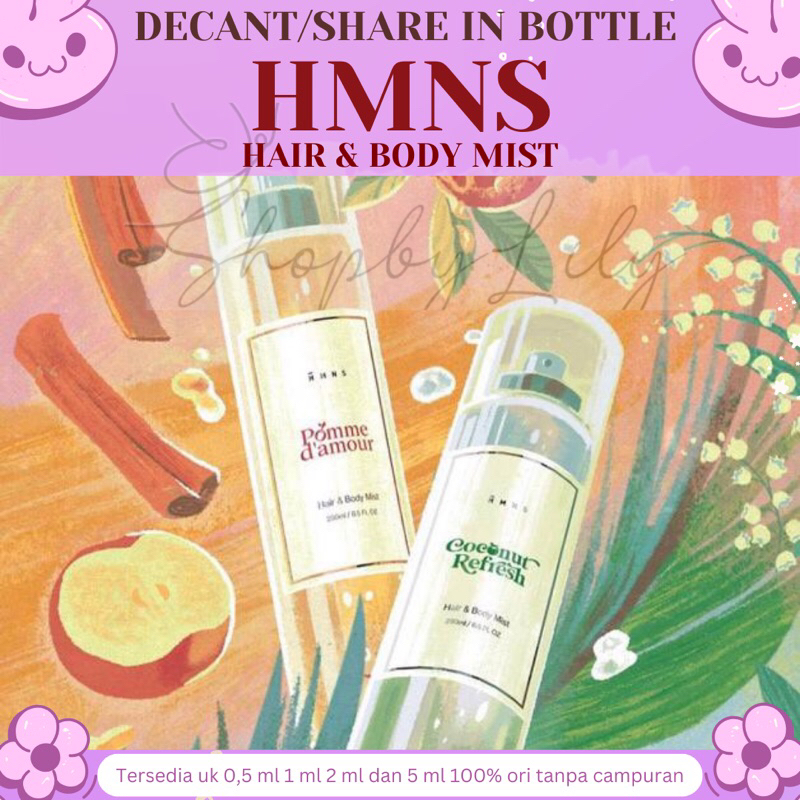 Jual [DECANT/SHARE] HMNS Hair & Body Mist - Coconut Refresh | Pomme d ...