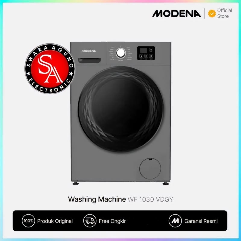Jual Mesin Cuci Front Loading 10.5Kg MODENA Type:WF-1030VDGY (Khusus ...