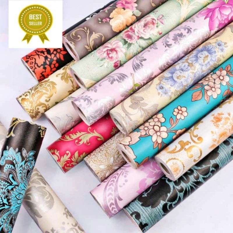 Jual TERBARU!! WALLPAPER DINDING MOTIF BATIK/STIKER DINDING BATIK ...