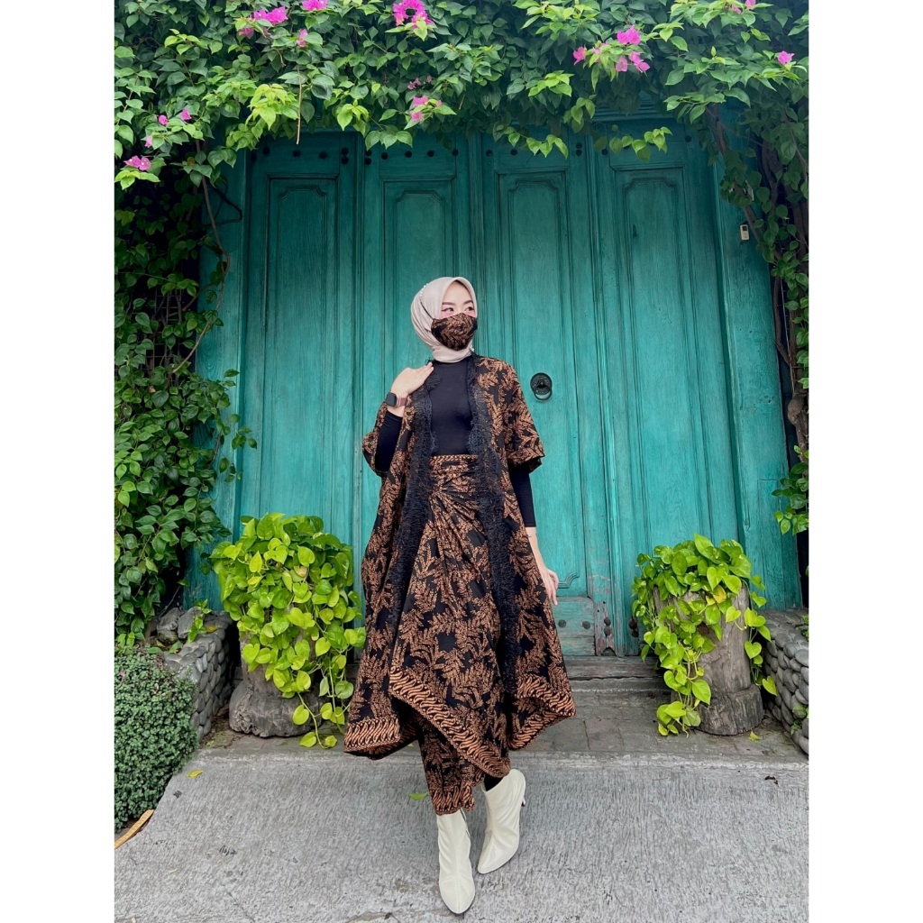 Jual SET BATIK ANDIN MORIF DAUN PARNG | Shopee Indonesia