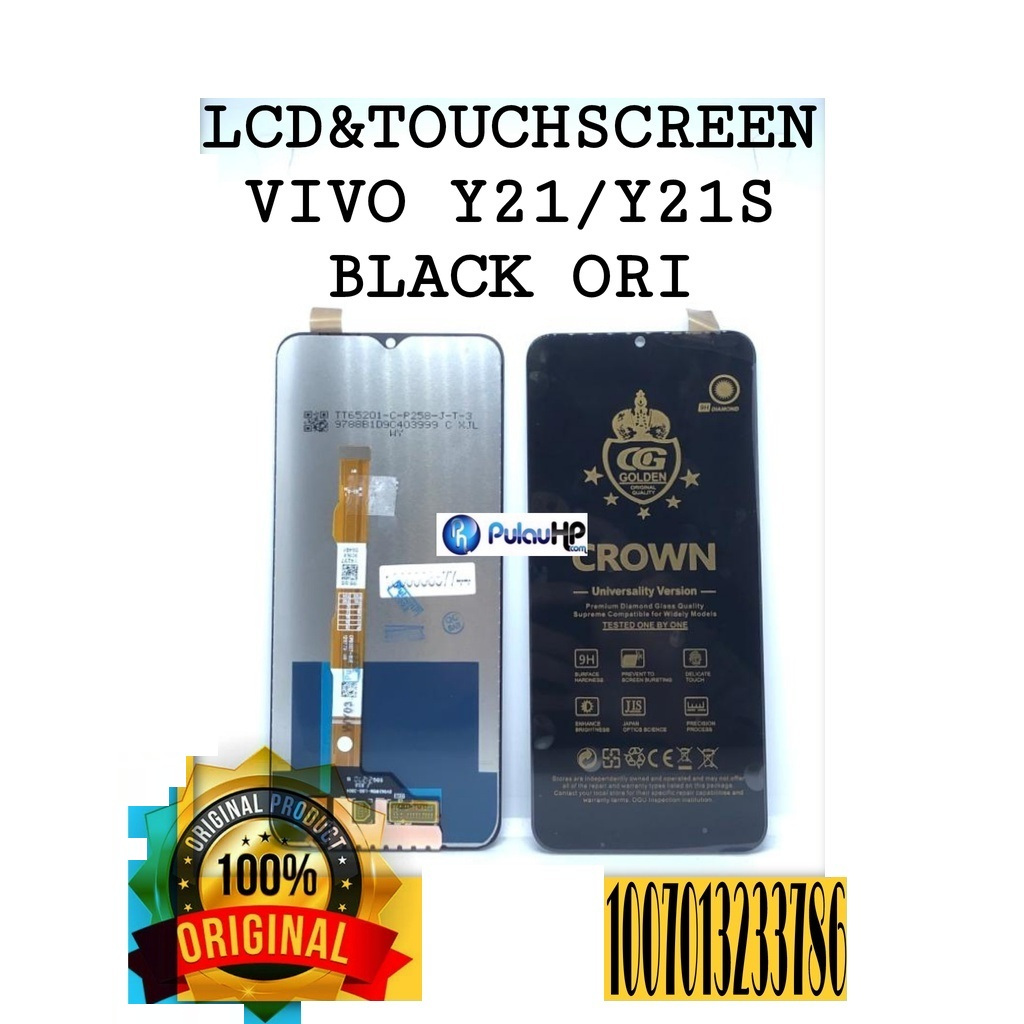 Jual LCD&TOUCHSCREEN PULAU HP VIVO Y21/Y21S 2021/Y16 2022 BLACK ...