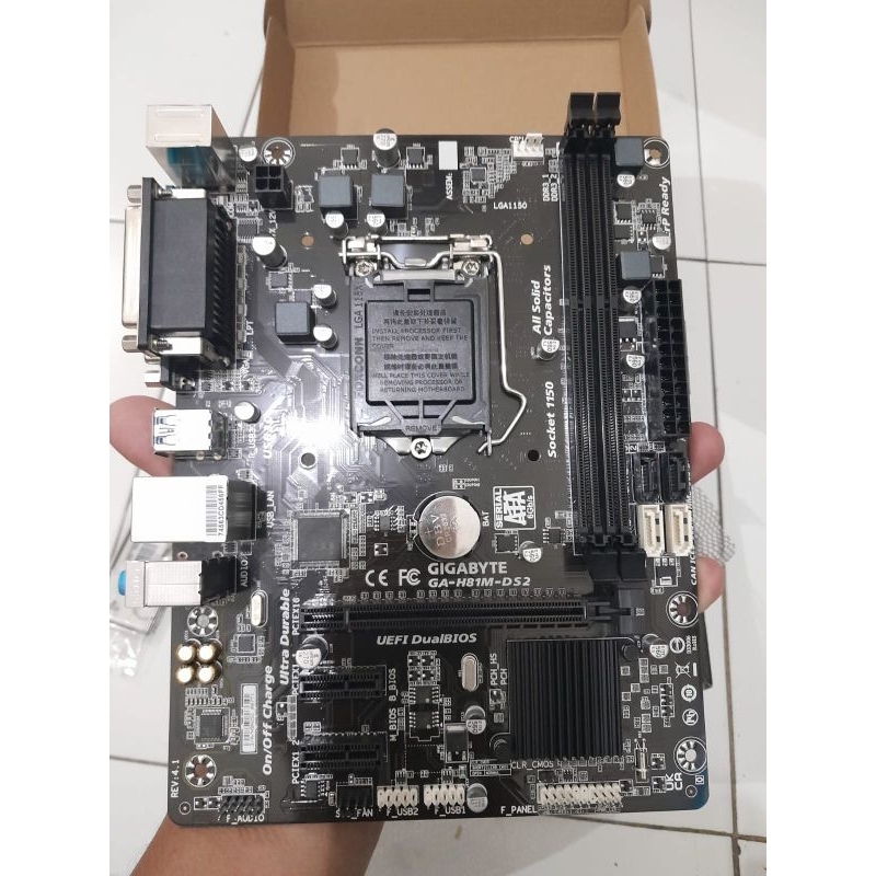 Jual motherboard gigabyte h81m-ds2 | Shopee Indonesia