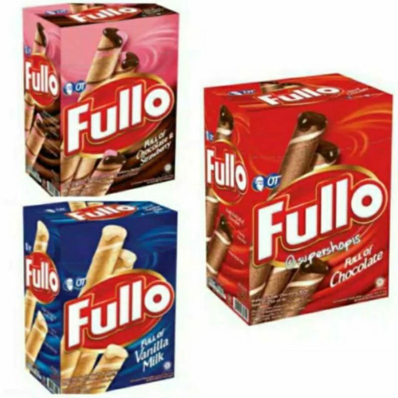 Jual FULLO Wafer Stick Twist Choco Vanilla 9 gr isi 24 | Shopee Indonesia