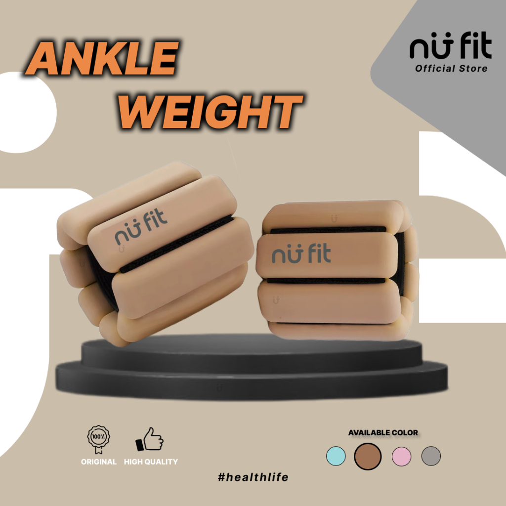 Jual Nu Fit - [FREE POUCH] Adjustable Wrist & Ankle Weight Bangles ...