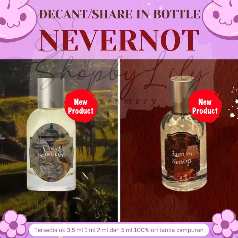 Jual [DECANT/SHARE] Nevernot EDP - Ubud Sanctuary | 3am in Senop ...