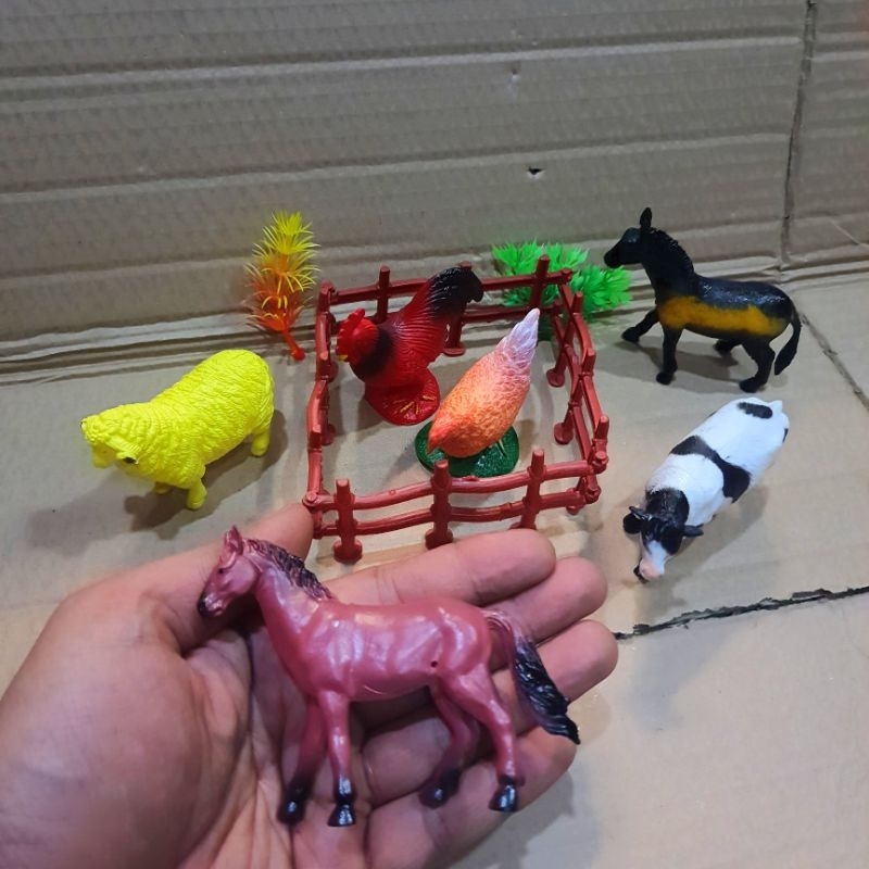 Jual Mainan Miniatur Hewan Ternak Ukuran Sedang | Shopee Indonesia