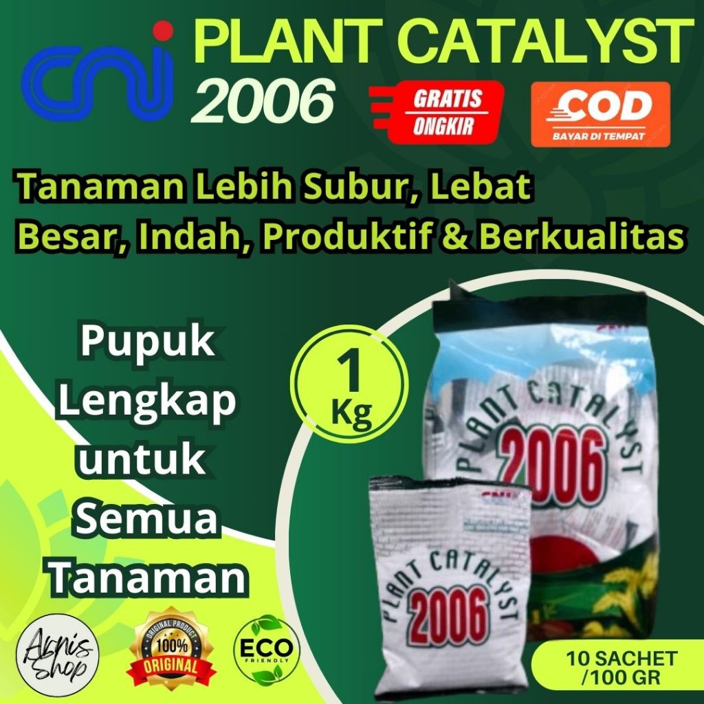 Jual Plant Catalyst 2006 1 Kg (10 Sachet @100 gram) Pupuk Lengkap untuk ...