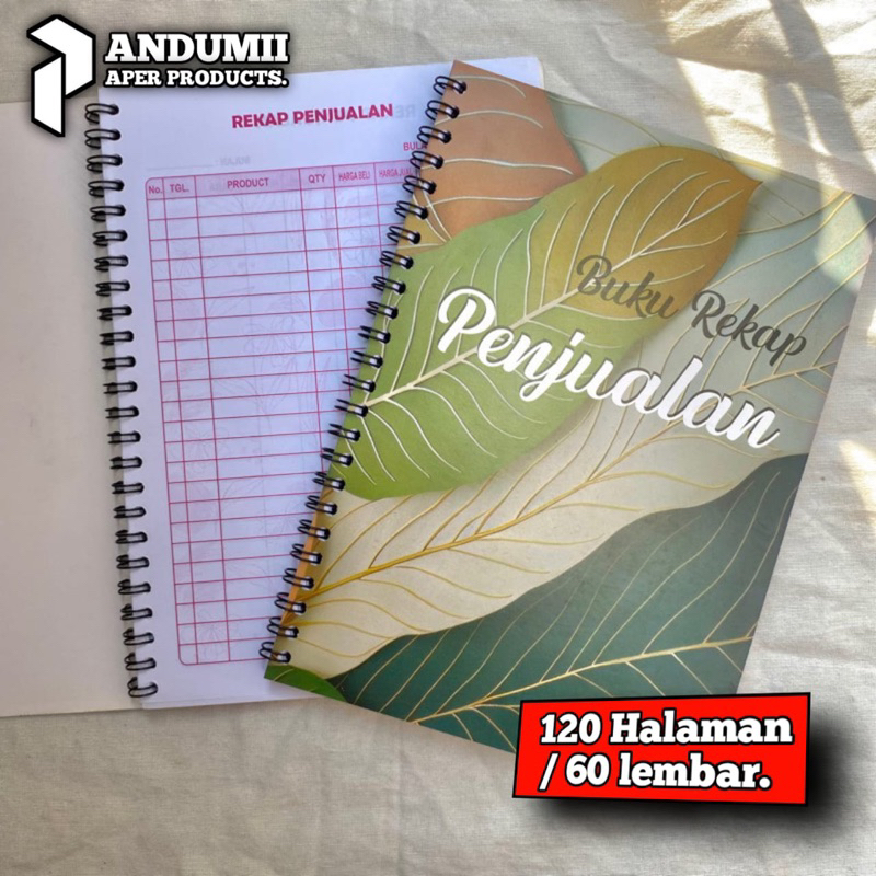 Jual Buku Rekap Penjualan Spiral A5 Buku Online Shop | Shopee Indonesia