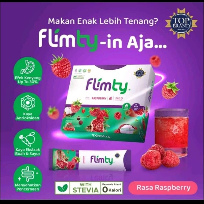 Jual Flimty Fiber Original 1 Box Isi 16 Sachet Pelangsing Diet Flimty ...
