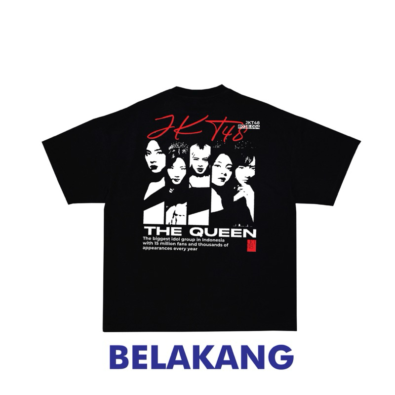 Jual Kaos JKT48 edisi The Queen, Free Sticker+PC Tango JKT48, member ...