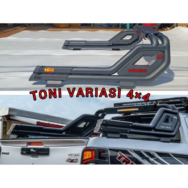 Jual Rollbar Roll Bar Double Cabin New Triton | Shopee Indonesia