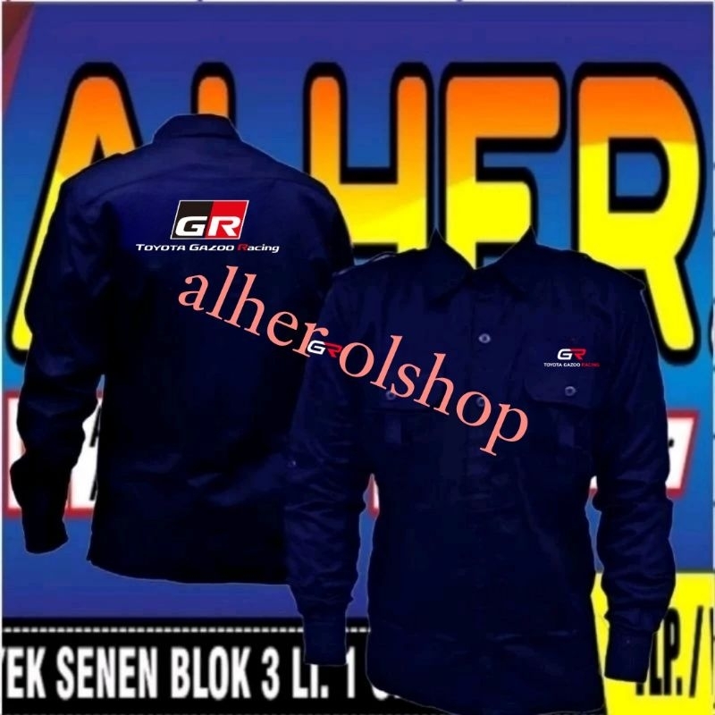 Jual terbaru kemeja Toyota gazoo racing baju Toyota gazoo racing ...