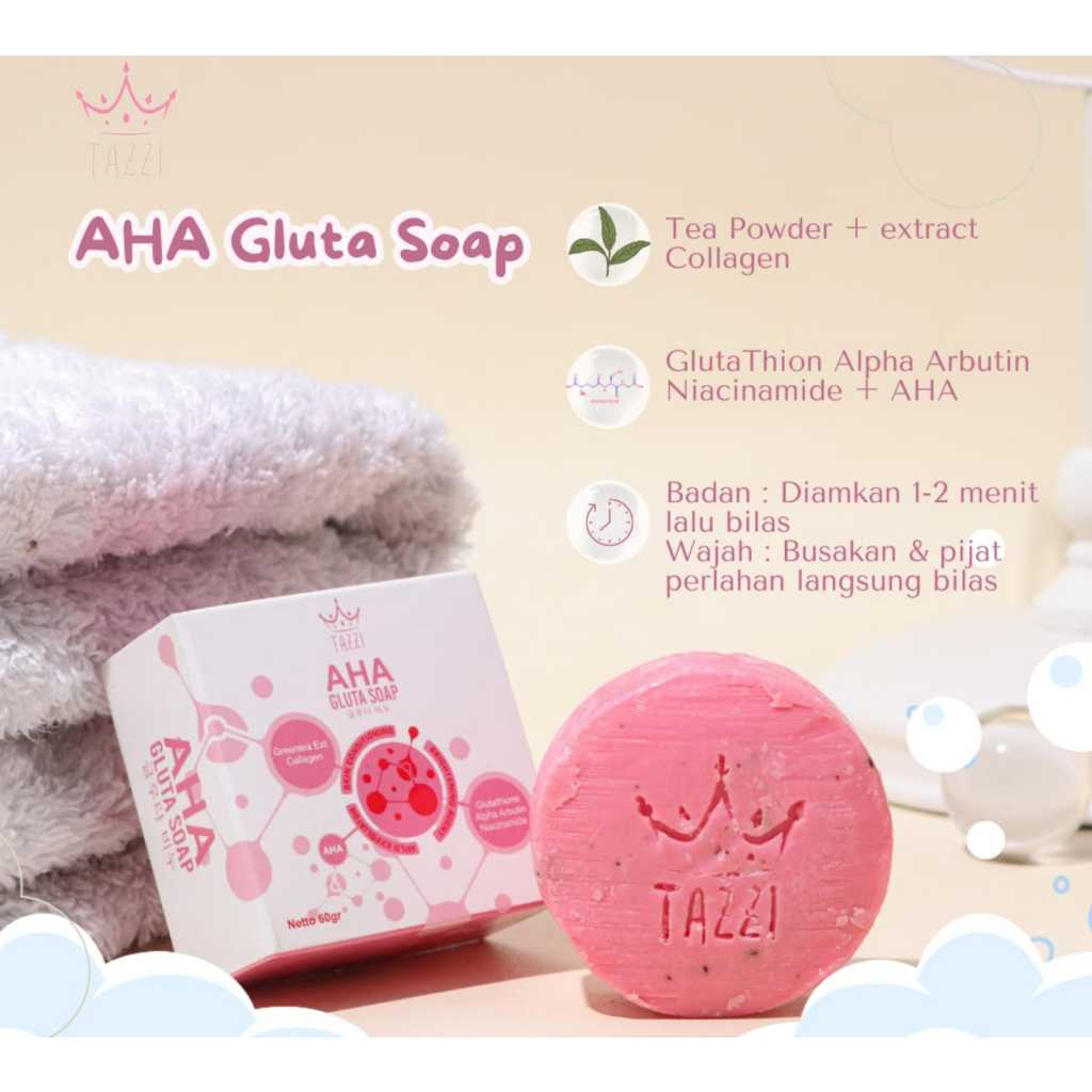 Jual 6 pcs Sabun Aha Gluta Soap mencerahkan | Shopee Indonesia