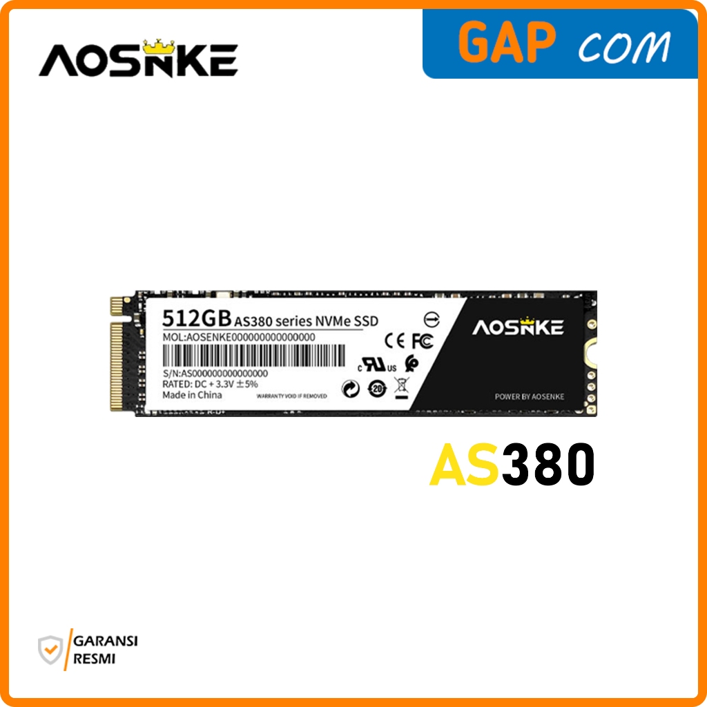 Jual SSD 1TB/2TB Aosenke AS380 PCIe Gen 3x4 NVMe M.2 Internal Solid State Drive | Shopee Indonesia