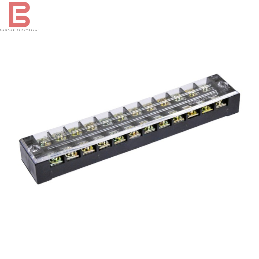 Jual Terminal Block Blok 12P 12 Pole 25A 25 Ampere TB-2512 / TB2512 TAB | Shopee Indonesia