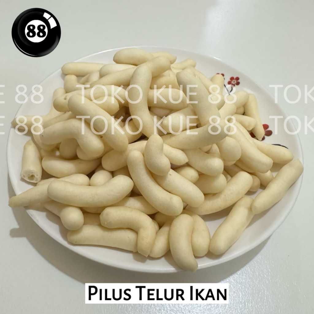 Jual Pilus Telur Ikan / Pilus Ikan Premium Enak dan Renyah / Kapsul ...