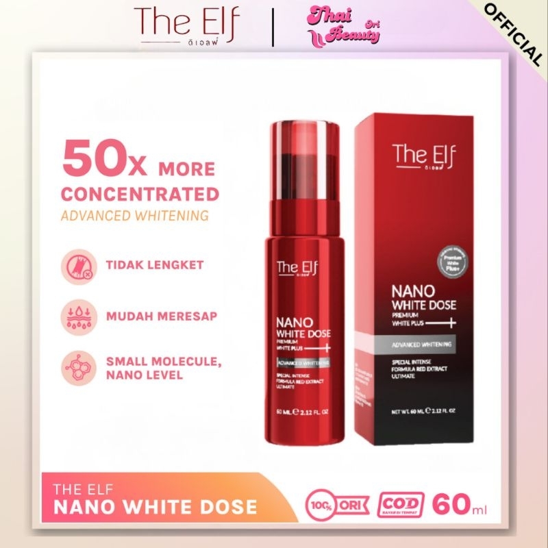 Jual THE ELF BODY SERUM NANO WHITE DOSE ADVANCE ORIGINAL THAILAND (New ...