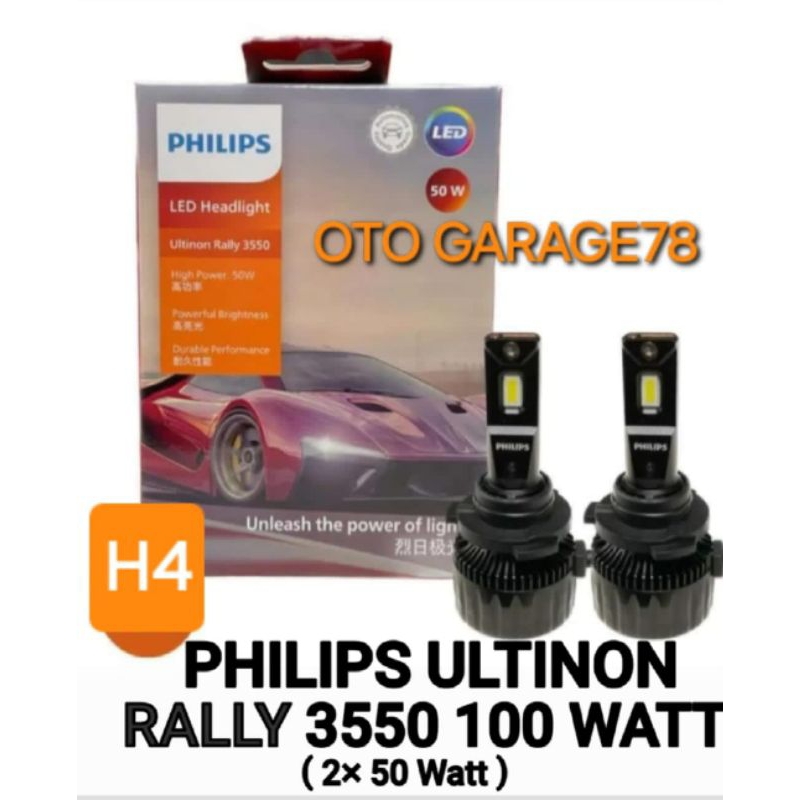 Jual BOHLAMP LED PHILIPS ULTINON RALLY 3550 H4 ( ORIGINAL) | Shopee ...