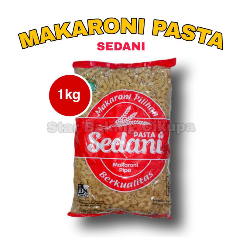 Jual PASTA SEDANI MAKARONI PIPA 1KG Makaroni Pasta Pipa | Shopee Indonesia
