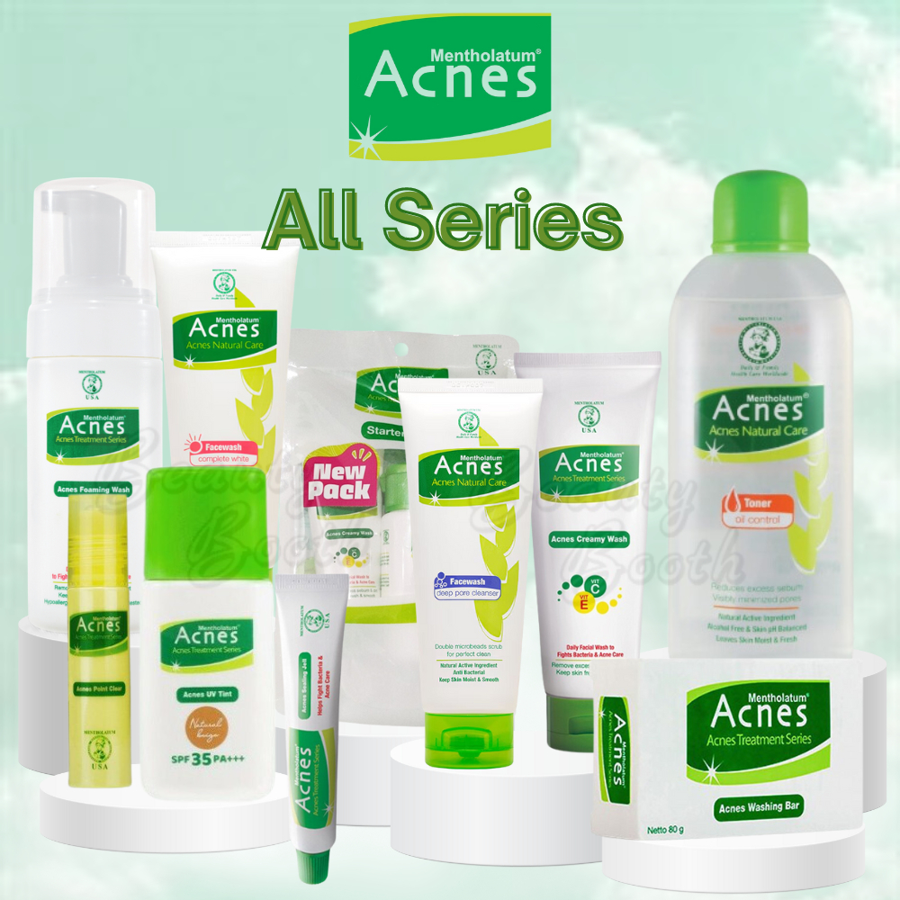Jual ACNES Creamy Face Wash Toner Sealing Jell Gel Acne Spot Care Point ...