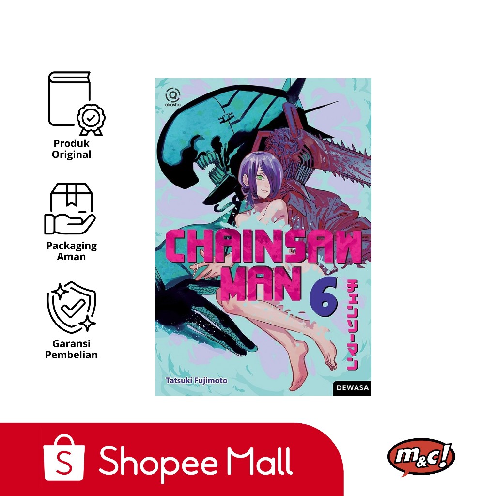 Jual M&C - Akasha : Chainsaw Man 06 (Tatsuki Fujimoto) | Shopee Indonesia