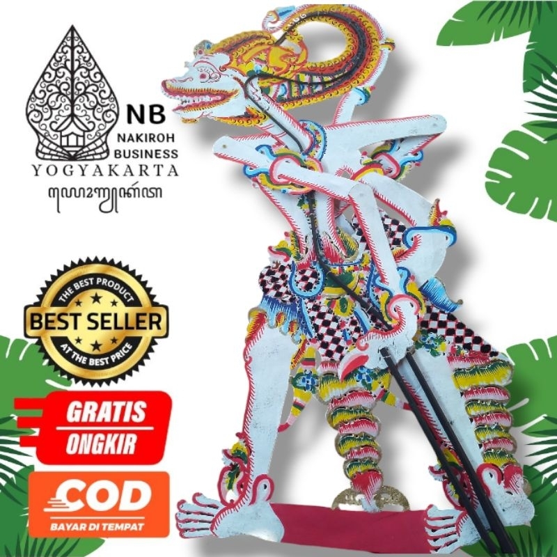 Jual Wayang Kulit sapi ANOMAN / HANOMAN OBONG + 60 cm Standar Dalang ...