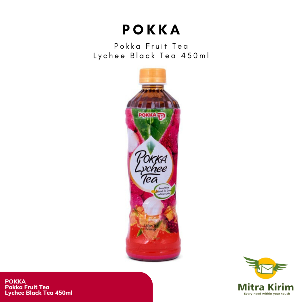 Jual Pokka Fruit Tea Lychee Black Tea 450ml - Per Pcs | Shopee Indonesia