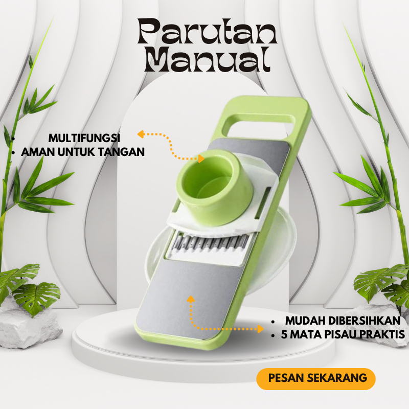 Jual Parutan Manual Sayur Dan Buah Vegetable Cutter 5 IN 1 Multifungsi ...