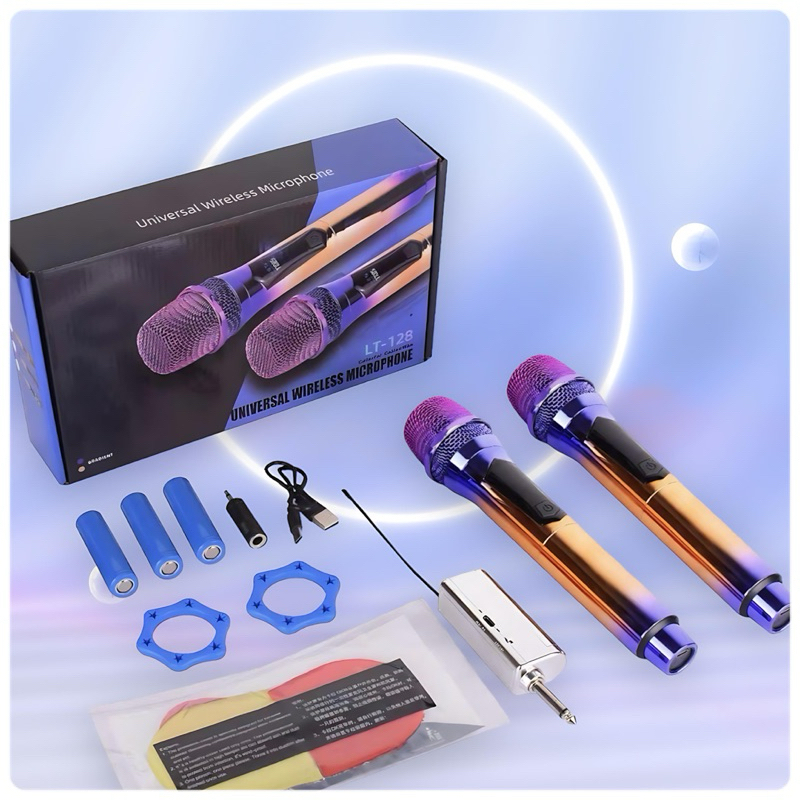 Jual Mic Wireless Profesional Microphone LT-118/ LT-128 | Mic ...