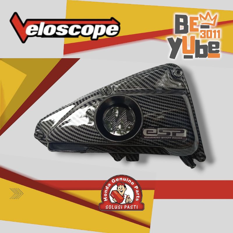 Jual Extra Hemat Tutup Filter Veloscope DETAK 2 Carbon WTF Honda beat CBS beat esp beat deluxe ...