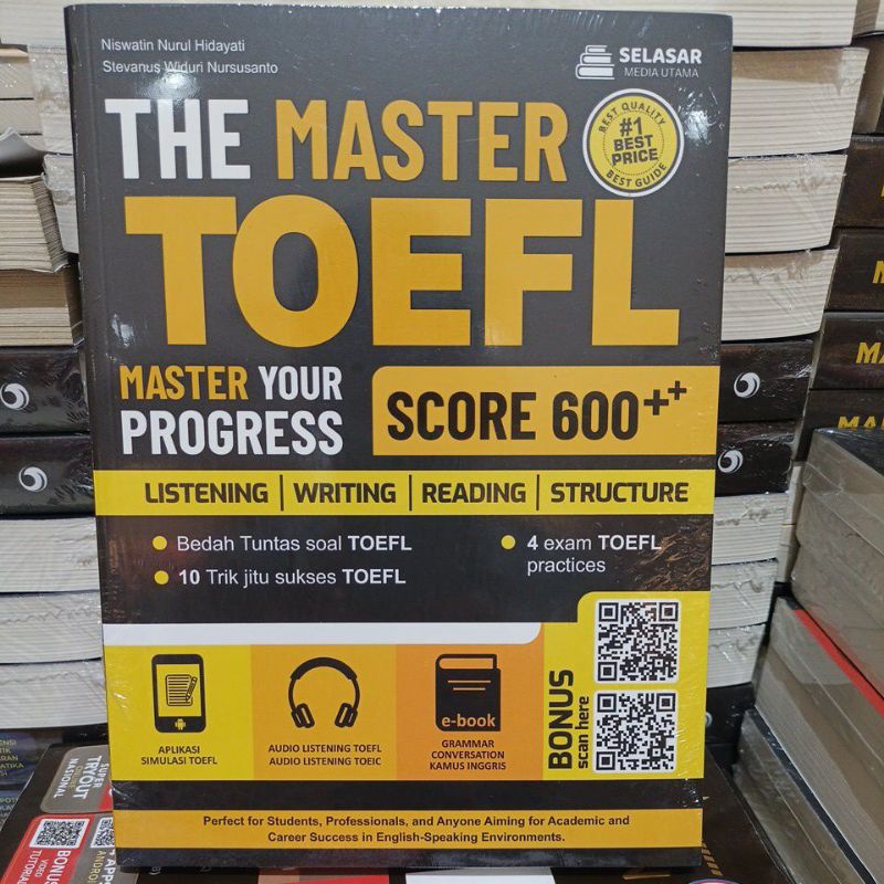 Jual BUKU TOEFL - THE MASTER TOEFL MASTER YOUR PROGRESS SCORE 600 ...
