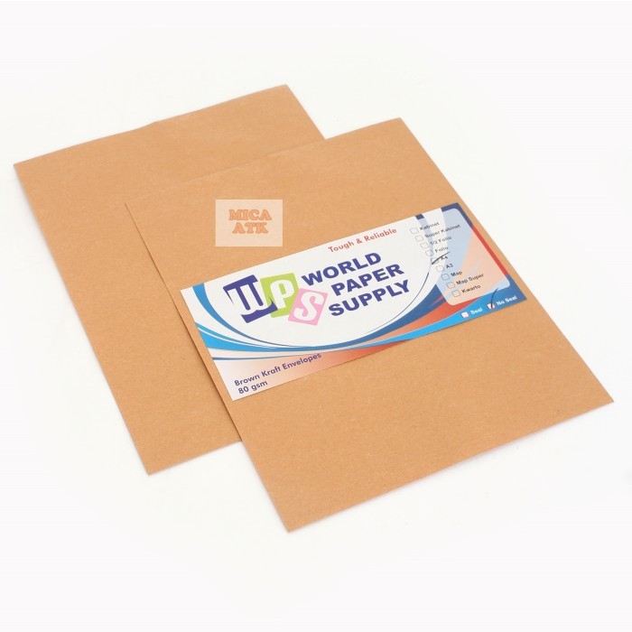 Jual Amplop Coklat WPS ukuran A4 | Shopee Indonesia