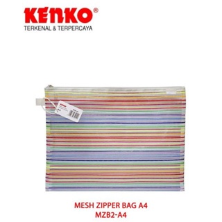 Jual KENKO ZIPPER BAG MESH RAINBOW MZB2 - A4 | Shopee Indonesia