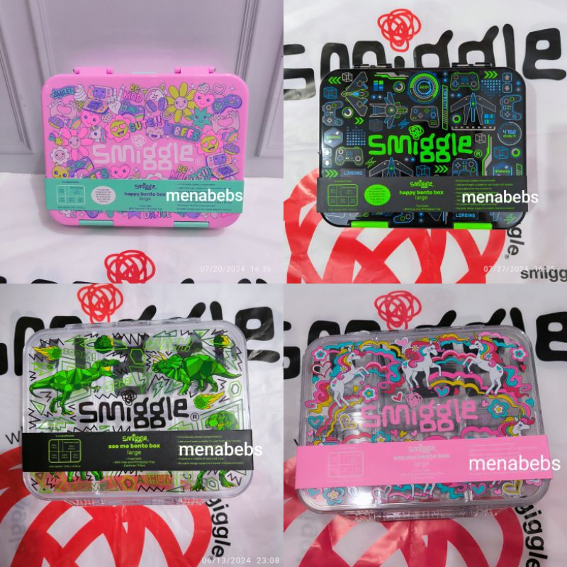 Jual Smiggle Lbox Bento Beyond Ice Cream Large / Wild Side Original ...