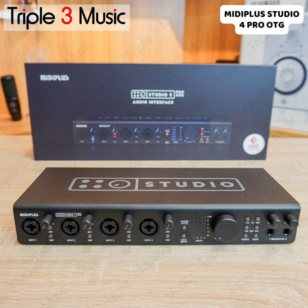 Jual MIDIPLUS STUDIO 4 PRO OTG 4 IN 4 OUT Soundcard Recording ...
